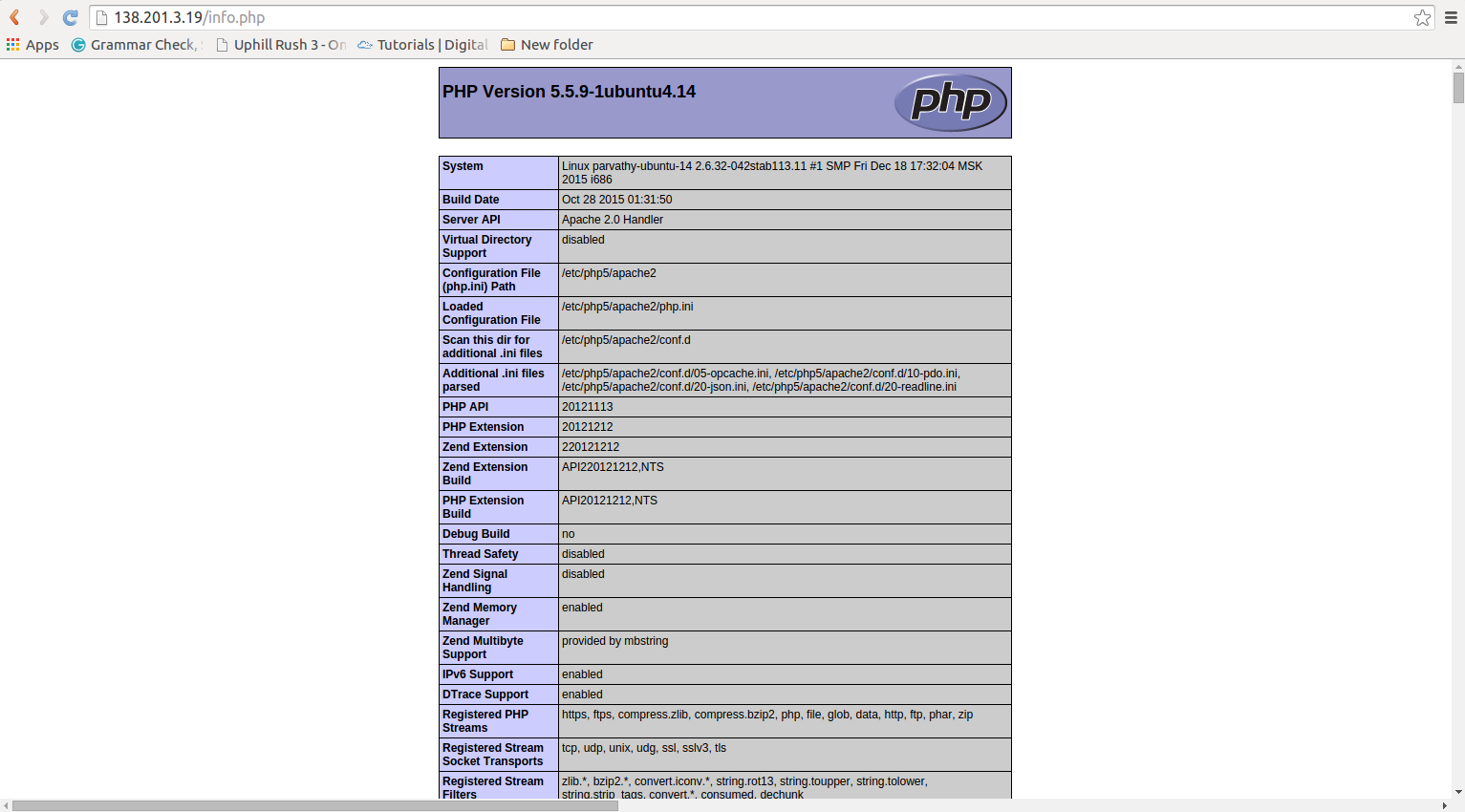 How To Install And Configure Lamp Linux Apache Mysql And Php In Ubuntu 1404